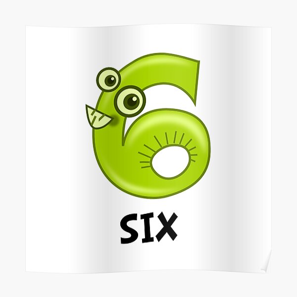 "Number Six" Poster for Sale by TheBestStore | Redbubble