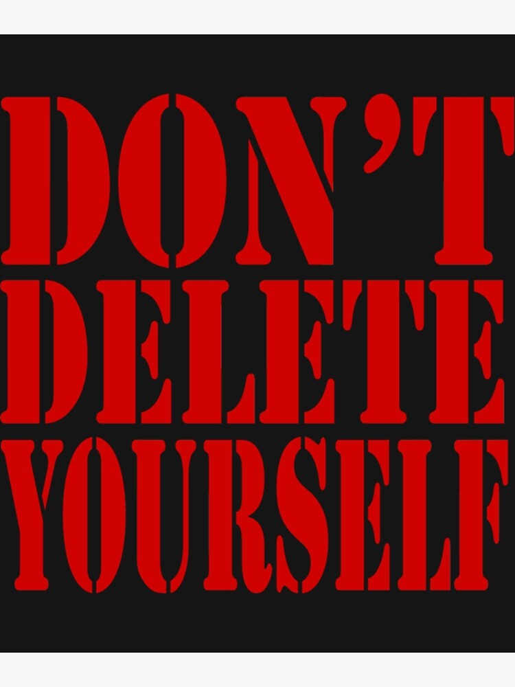 Póster «Don_t Delete Yourself Día Mundial para la Prevención del ...