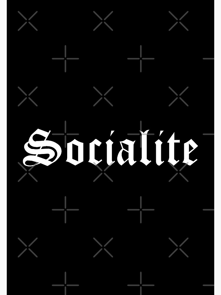 "Socialite - mean girls" Poster for Sale by yoshra | Redbubble