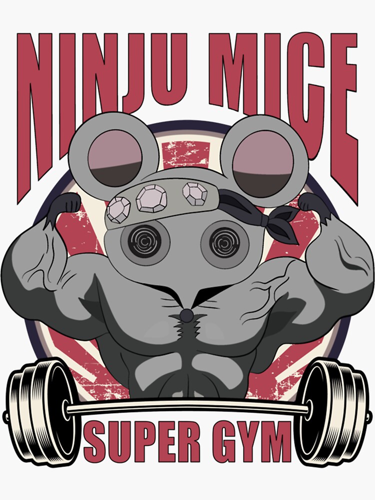 Pegatina «Demon slayer Tengen Ninju muscle mouse super gimnasio ...