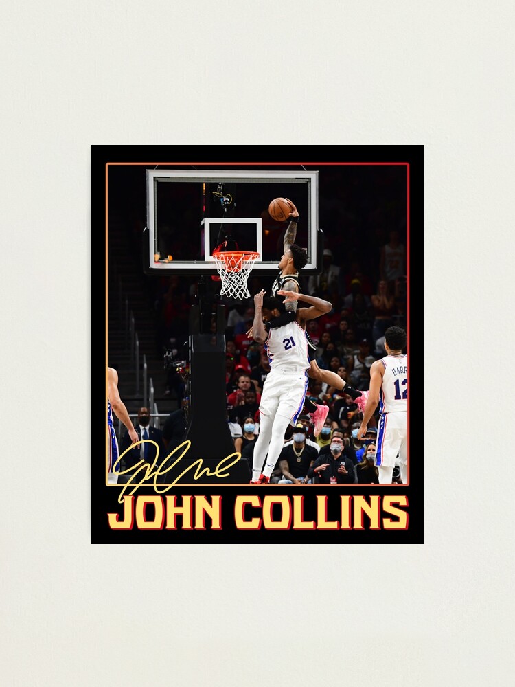 Impression photo « John Collins Basketball Legend Signature Vintage ...