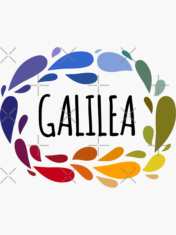 "Galilea Name Cute Colorful Gift Named Galilea" Sticker by kindxinn ...
