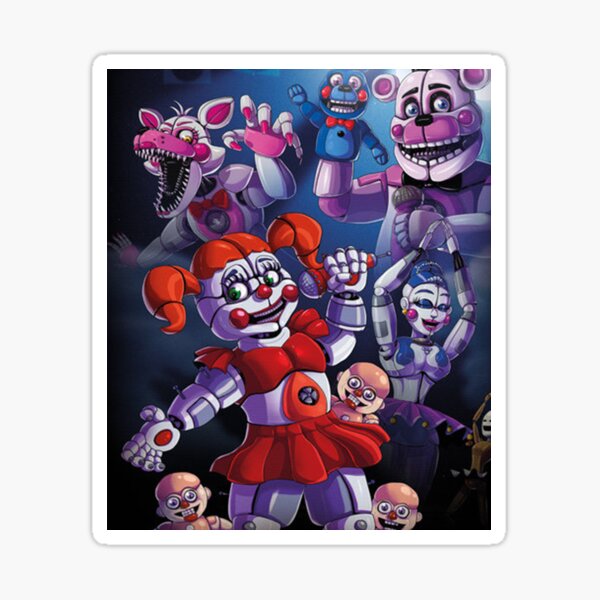 "Fnaf Security Breach" Sticker by MR-ABM | Redbubble