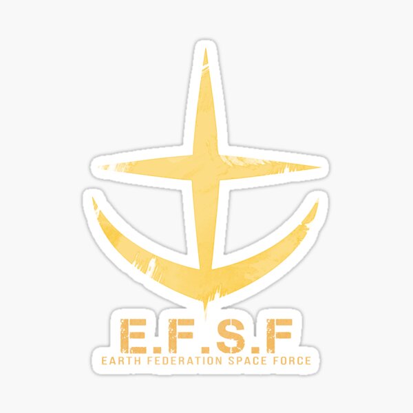 "Mobile Suit Gundam EFSF Classic ." Sticker by KamilaRivera | Redbubble