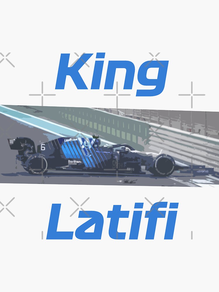 "King Latifi - Crash Abu Dhabi 2021" Sticker by KingFloki | Redbubble