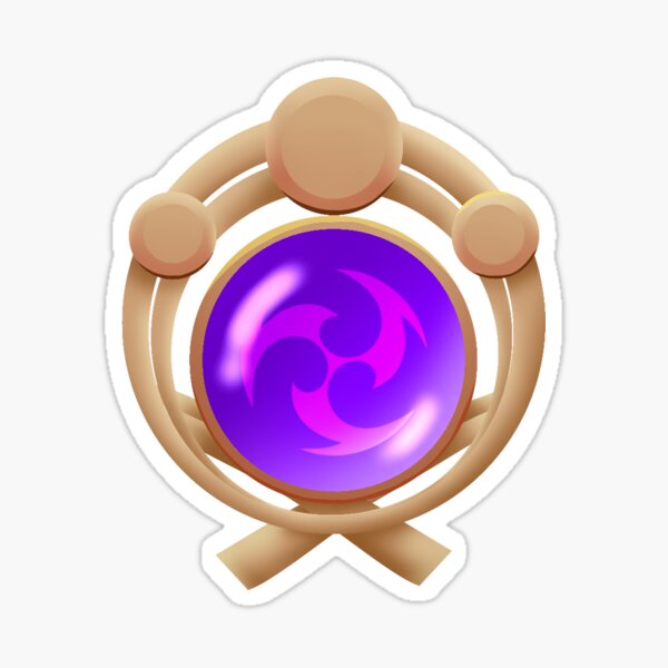 "Genshin Impact Inazuma Electro Vision" Sticker by James-or-not | Redbubble