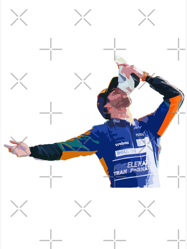 "Shoey Monza Podium 2021" Poster for Sale by KingFloki | Redbubble