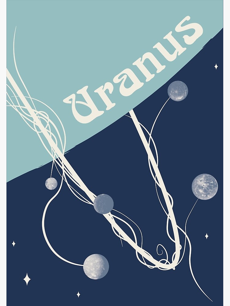 "Uranus - Art Nouveau Space Travel Poster" Poster by Walford-Designs ...