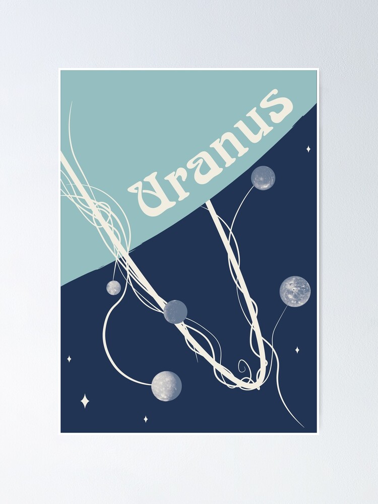 "Uranus - Art Nouveau Space Travel Poster" Poster by Walford-Designs ...