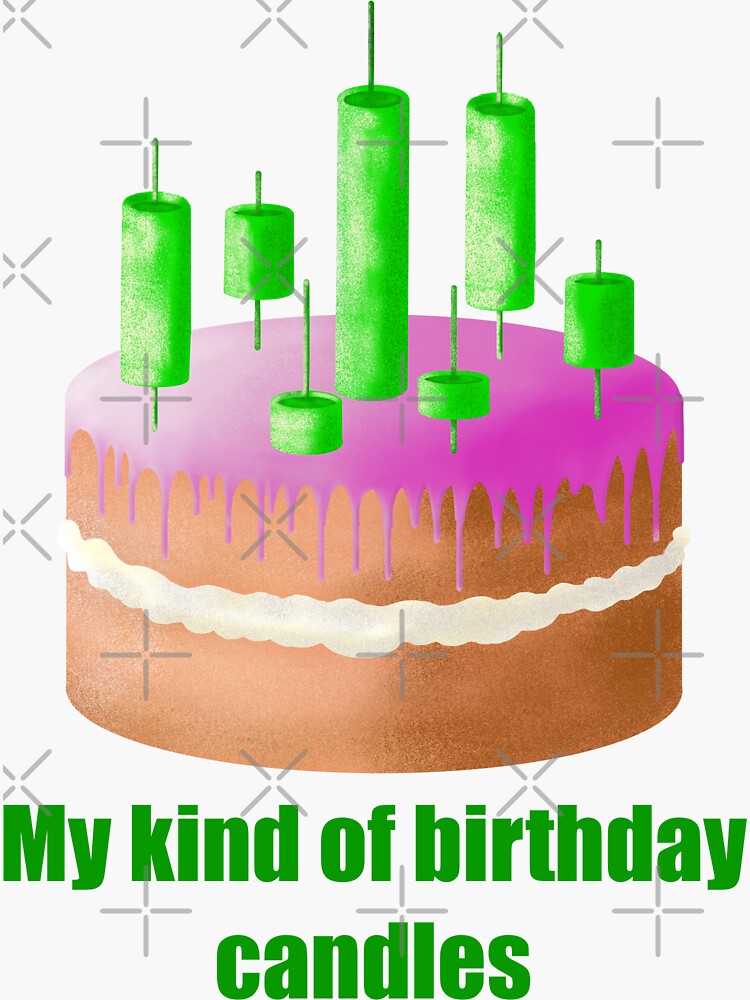 "Fun Crypto Forex Trader Investor candlestick chart Birthday cake ...