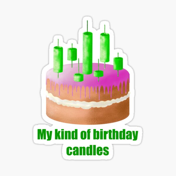 "Fun Crypto Forex Trader Investor candlestick chart Birthday cake ...