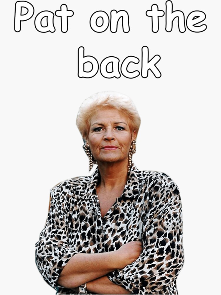 "Pat on the back - Eastenders Classic ." Sticker by YamiletLamb4 ...