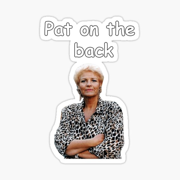 "Pat on the back - Eastenders Classic ." Sticker by YamiletLamb4 ...