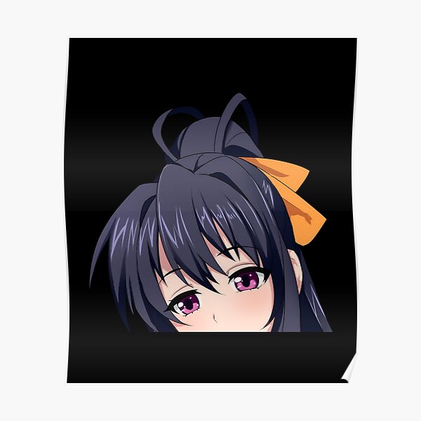 "Akeno Himejima Peeker High School DxD" Poster by Kawaiifu69 | Redbubble