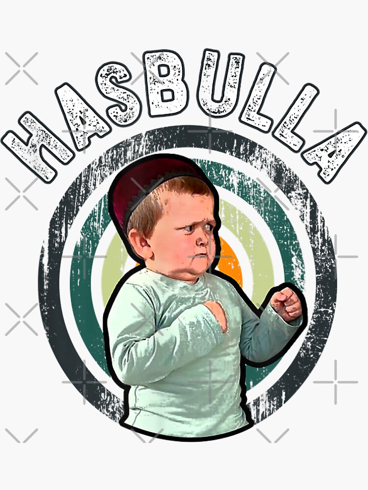 Sticker « Team MMA Hasbulla Fight Meme - Funny Hasbulla Hasbullah smile ...