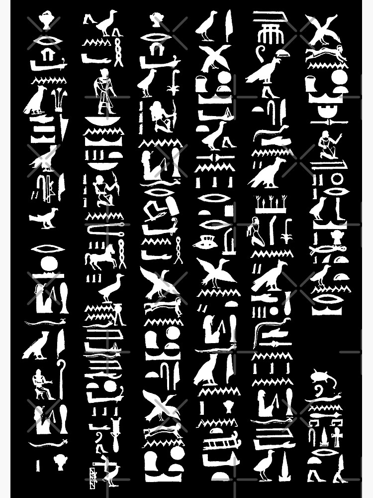 "The Ancient Egyptian Language" Art Print for Sale by KewaleeTee ...