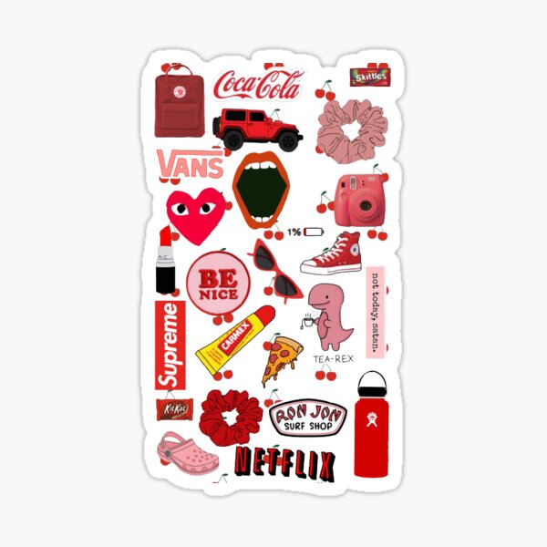 "cute Stickers for Girls Sticker" Sticker by oussyfashion | Redbubble