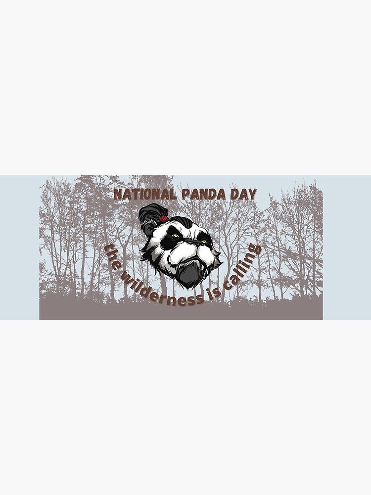 "National Panda Day 2022" Art Print for Sale by Solomonsel | Redbubble