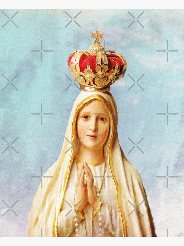 "Our Lady of Fatima" Poster for Sale by Beltschazar | Redbubble