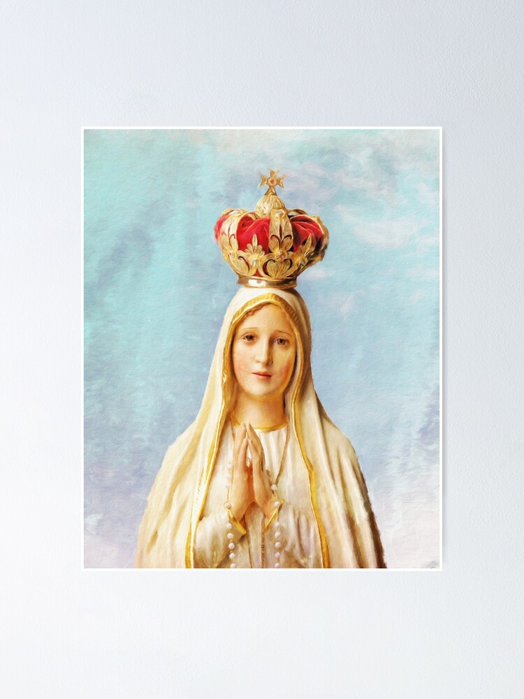 "Our Lady of Fatima" Poster for Sale by Beltschazar | Redbubble
