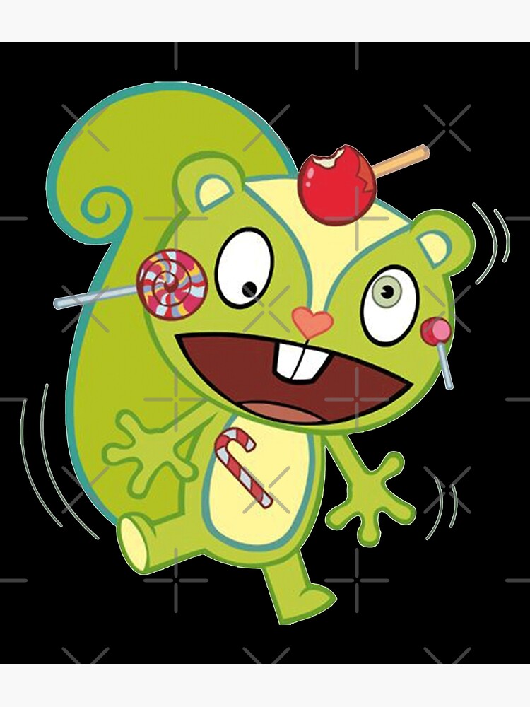 "Nutty - Happy Tree Friends " Poster for Sale by OtakuEmporium | Redbubble