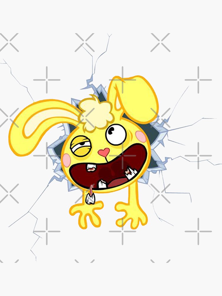 "Cuddles - Happy Tree Friends " Sticker for Sale by OtakuEmporium ...