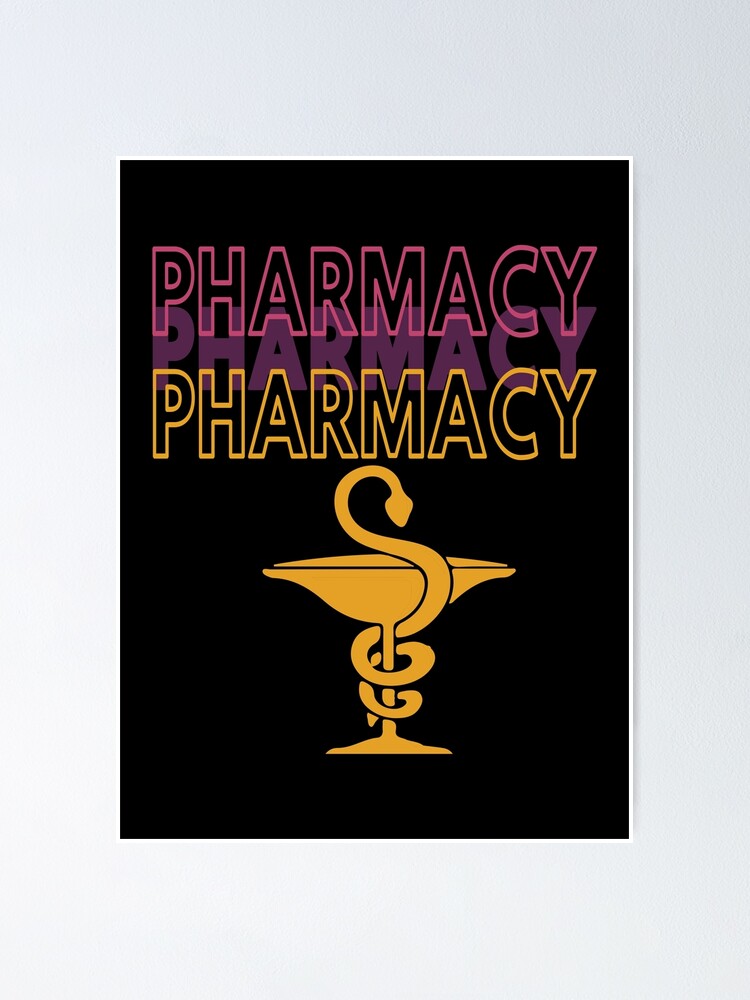 "Pharmacy 3 Word" Poster for Sale by Joanna-Asia | Redbubble