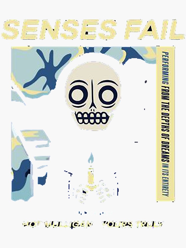 "Senses Fail band rock Senses For Fans" Sticker for Sale by ...