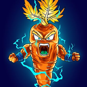 "Super Saiyan Carrot " Poster for Sale by OmicronView | Redbubble