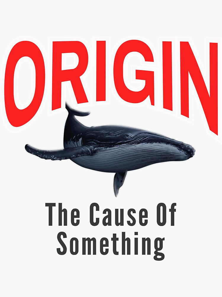 The Origin Of Whales Or The Cause Of Something Poster Type Graphic the-origin-of-whales-or-the-cause-of-something-poster-type-graphic