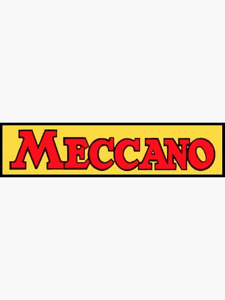 "Meccano vintage logo" Sticker by peteroldfield | Redbubble
