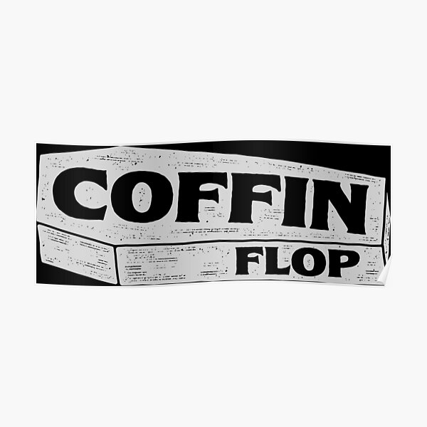"Coffin Flop Corncob Tv" Poster for Sale by firewoodsupply | Redbubble