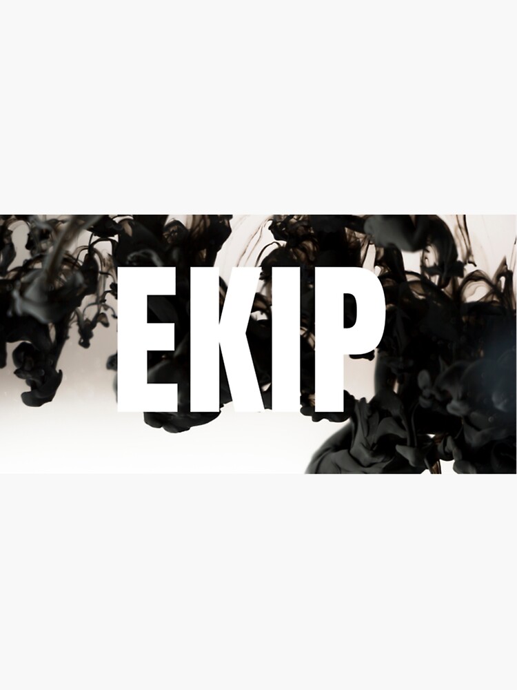 "EKIP black smoke " Sticker by TeeHeeHeeSh | Redbubble