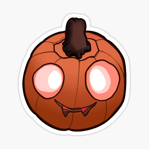 "Punkin" Sticker by Smol-Creep | Redbubble