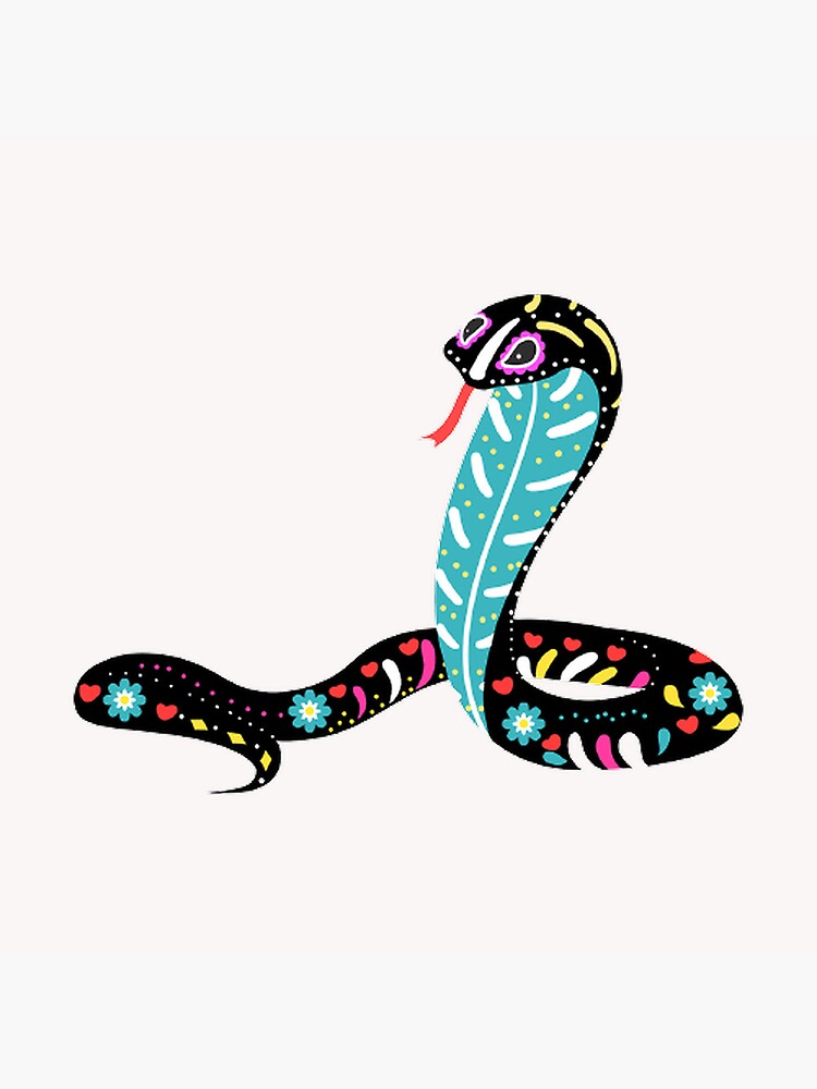 "Python cobra snake comic colored" Poster for Sale by Snafixxdesigner ...