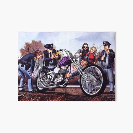 "Motorcycle Art - Biker Art by David Mann - Easy Rider" Art Board Print ...