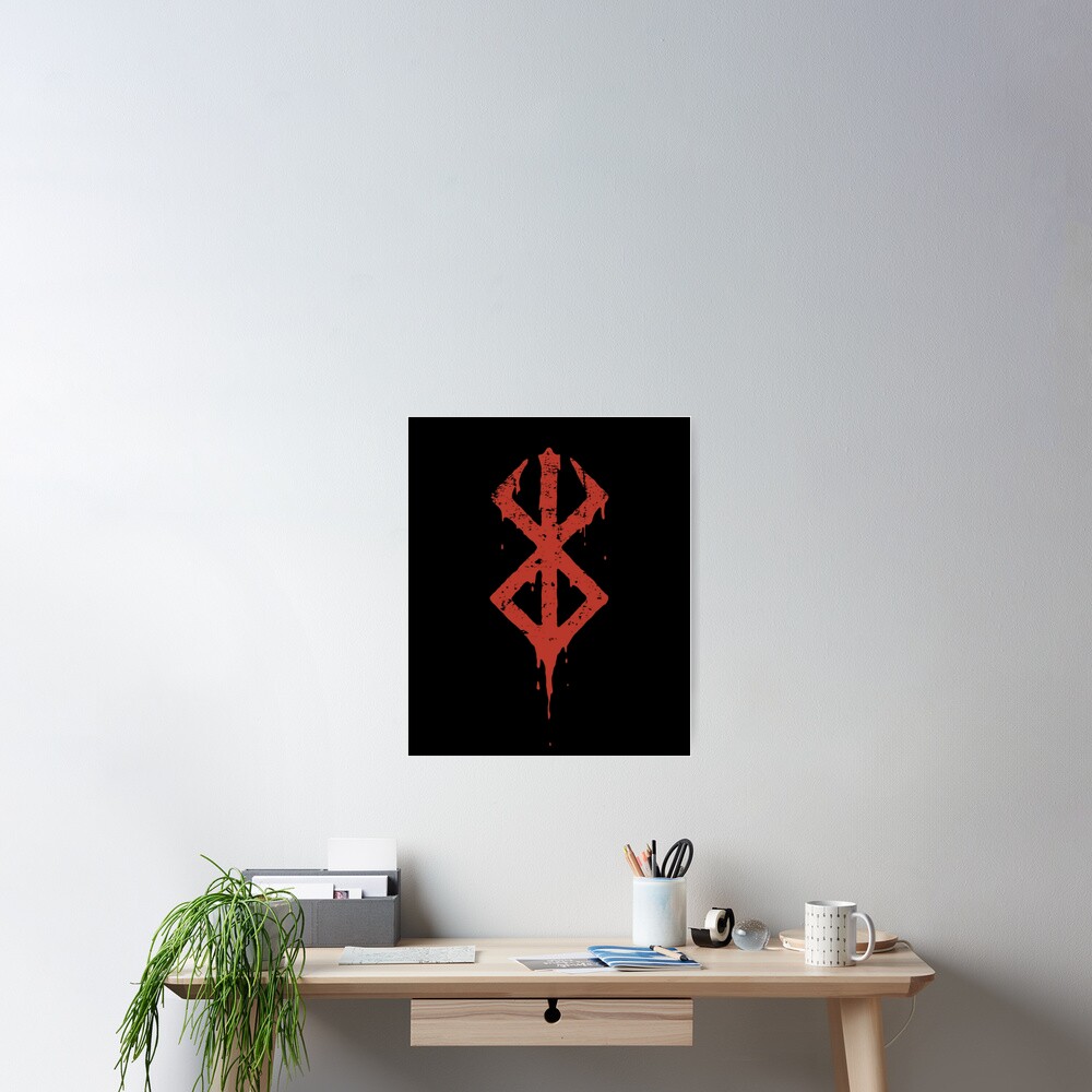 "Symbol Of Death For The Despair Day | Sacrifice Brand " Poster by ...