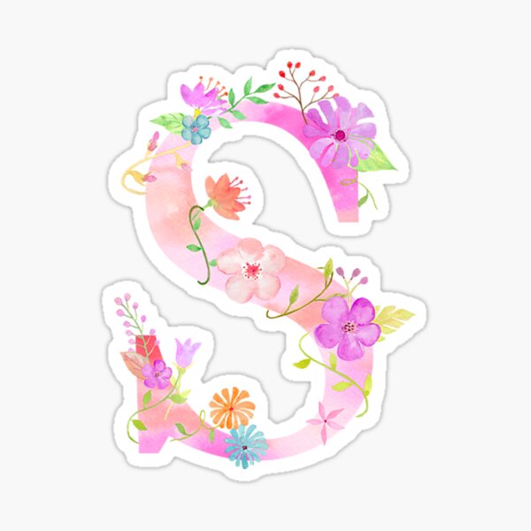 "Letter S" Sticker by UNDERMYPENCIL | Redbubble