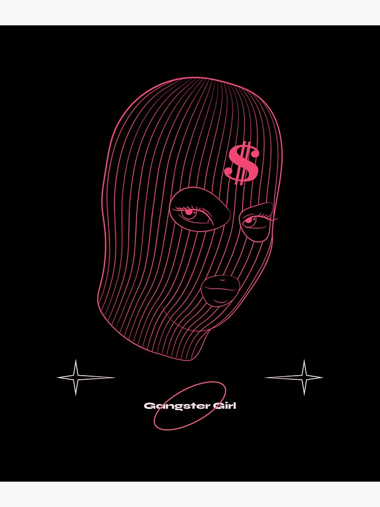 "Gangster girl" Sticker by Chillingpeople | Redbubble
