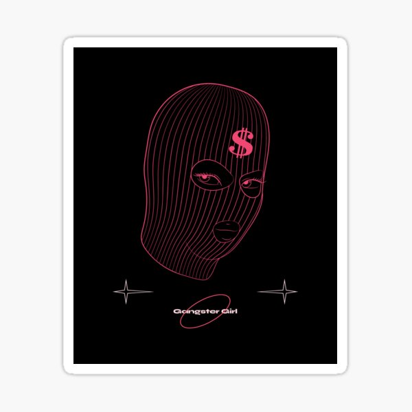 "Gangster girl" Sticker by Chillingpeople | Redbubble
