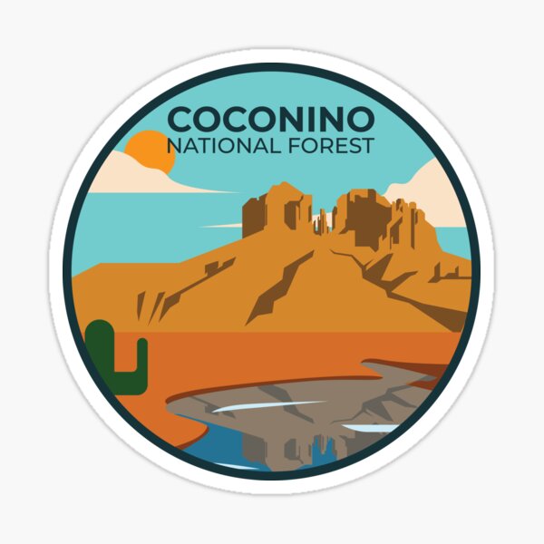 "Coconino National Forest" Sticker by park-land | Redbubble
