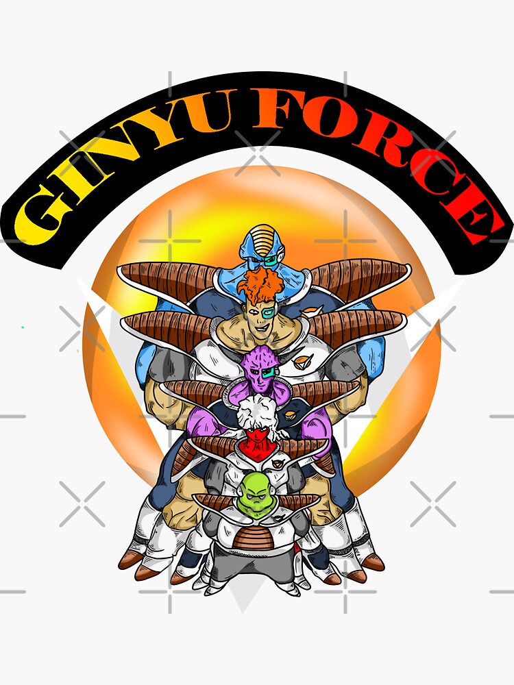 "GINYU FORCE.." Sticker for Sale by DimasCandra | Redbubble