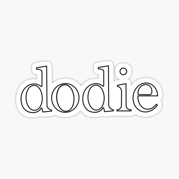 Pegatina «logotipo de dodie (construir un recorrido problemático) en ...