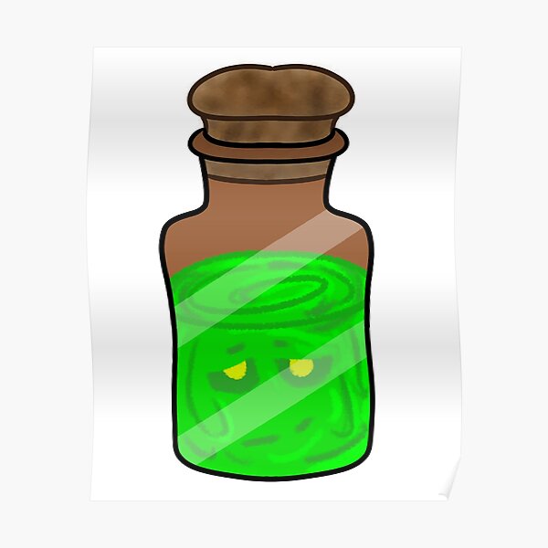 "Inscryption Slime Mage / Goobert Fanart" Poster by NixxTheFox13 ...