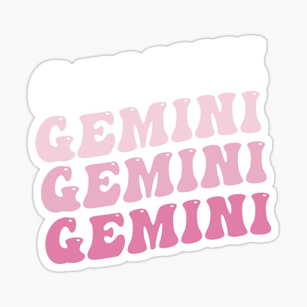 "Gemini Design" Sticker by ClothBridge | Redbubble