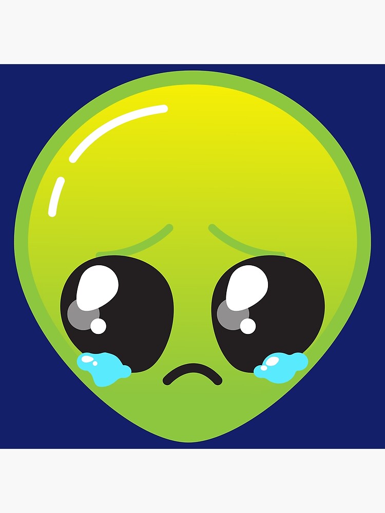 "Copy of Emote Mr. ET | Sad Face" Poster for Sale by JonnyArtistCool ...