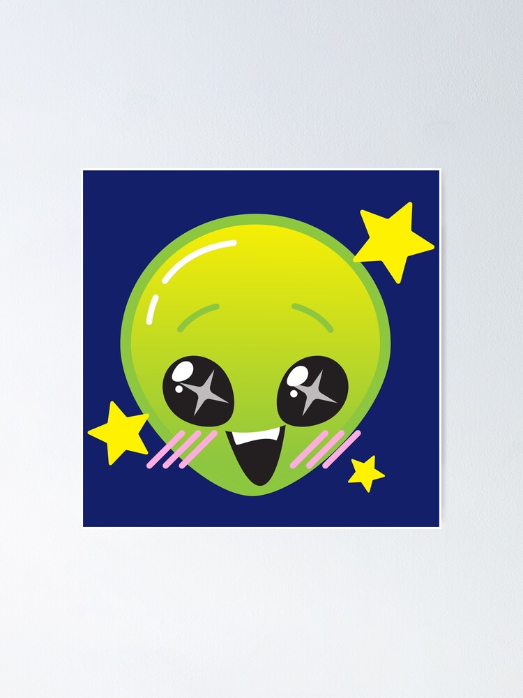 "Emote Mr. ET | Face Surprise" Poster for Sale by JonnyArtistCool ...