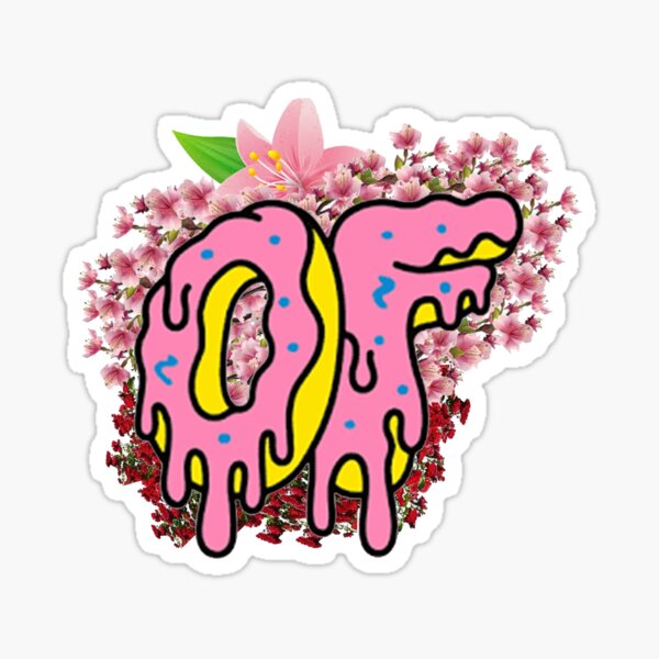 "ODD FUTURE FLORAL " Sticker by SnypaVisuals | Redbubble