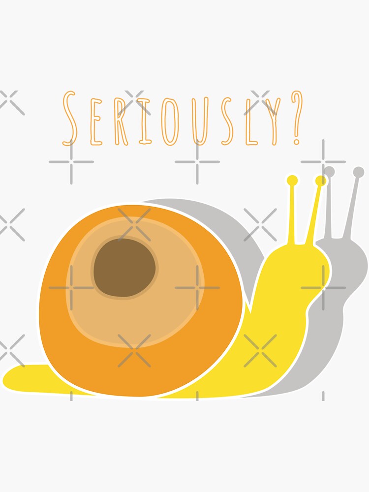 "Seriously?" Sticker by shashikatk | Redbubble