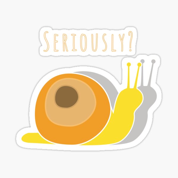 "Seriously?" Sticker by shashikatk | Redbubble